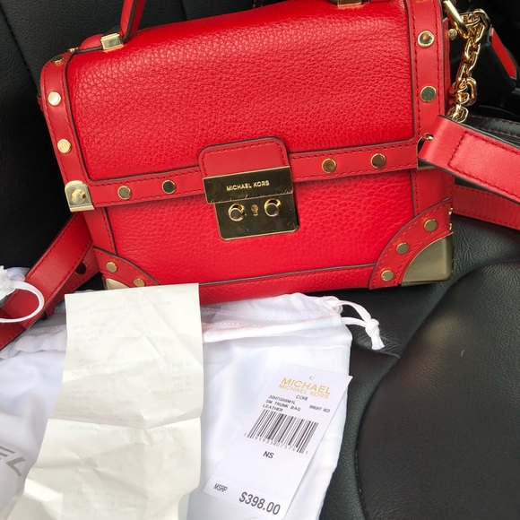 Michael Kors | Bags | Michael Kors Small Red Purse | Poshmark